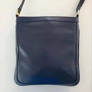 Tory Burch Holly Crossbody Bag Tory Burch Navy Blue Leather Holly